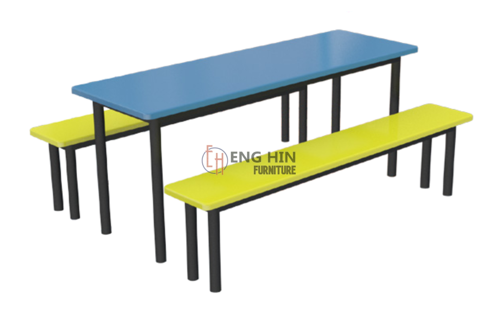 FRP 6-Seater Table and Bench - Eng Hin Construction